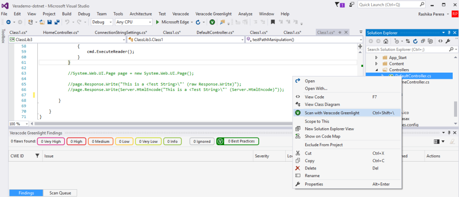 Veracode for Visual Studio | Veracode Community