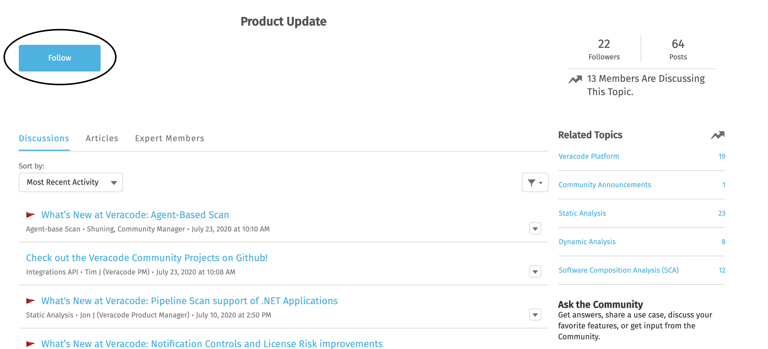 Where to find Product Updates