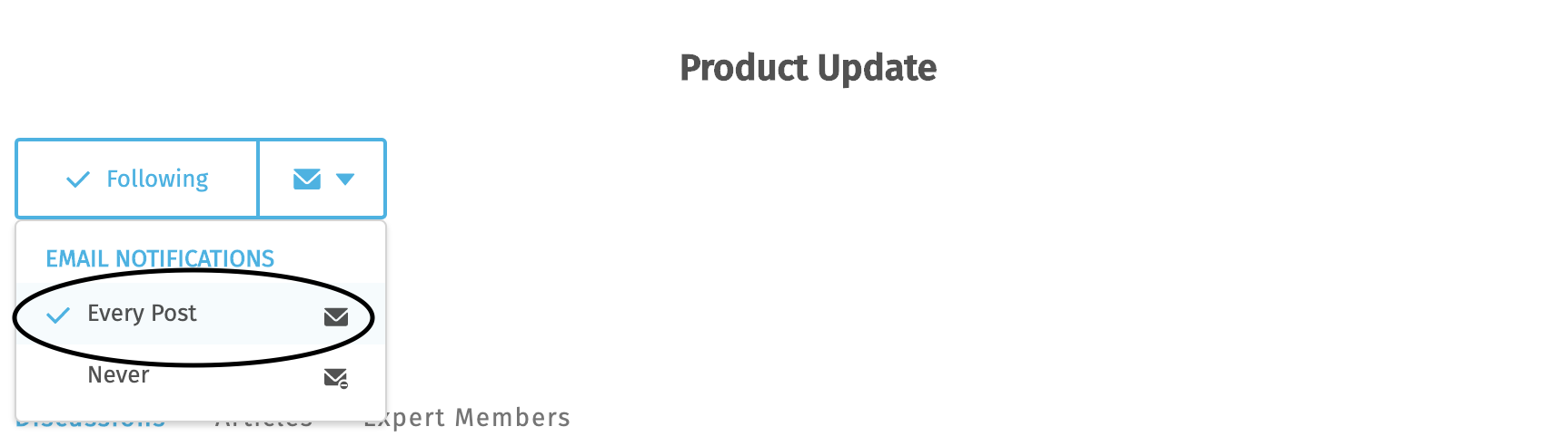Where to find Product Updates