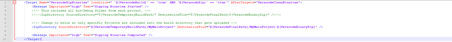 Visual Studio Extension 2019 and 2022 for configuring projects to upload and scan